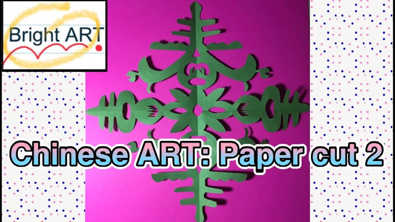 Chinese ART: Paper cut - Spring2 - YouTube