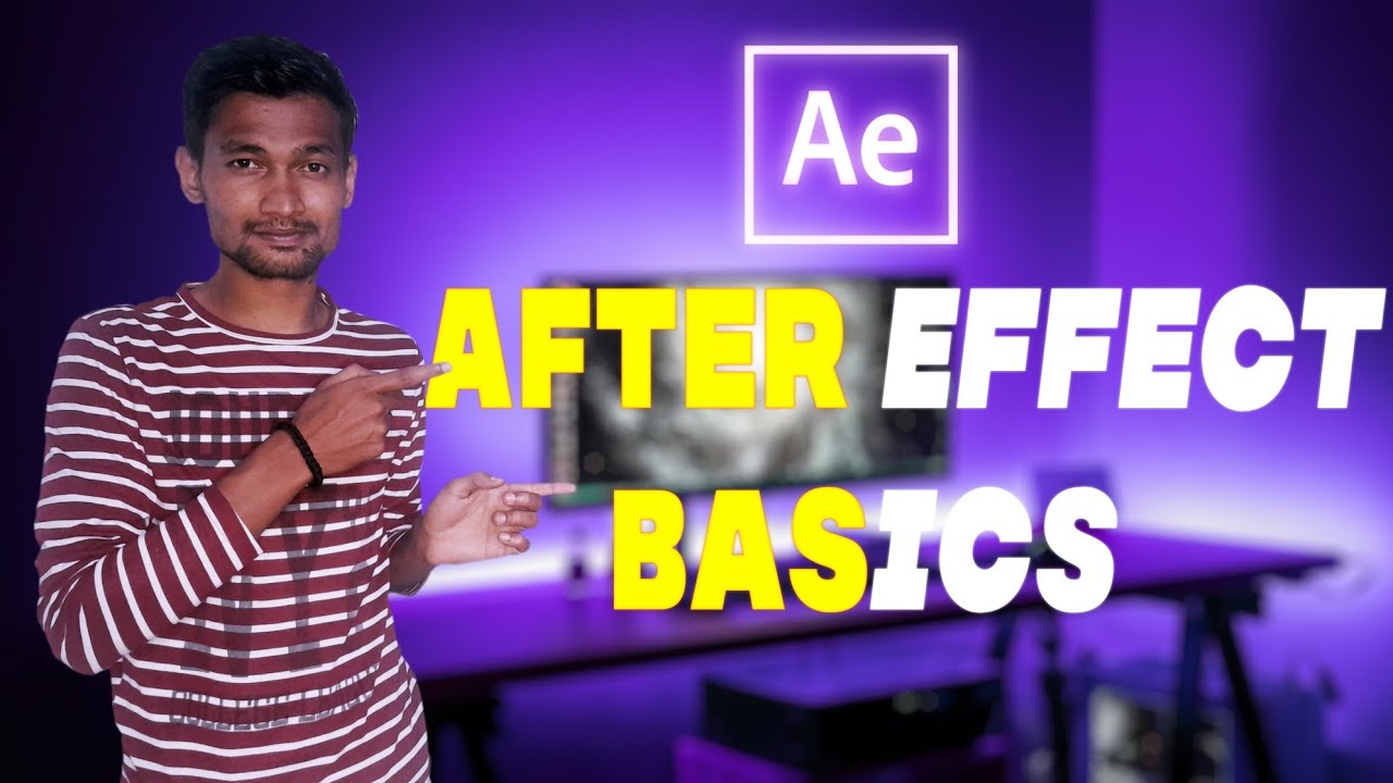 Basic Of After Effects in Hindi !! Learn After Effects in 10 minutes ...