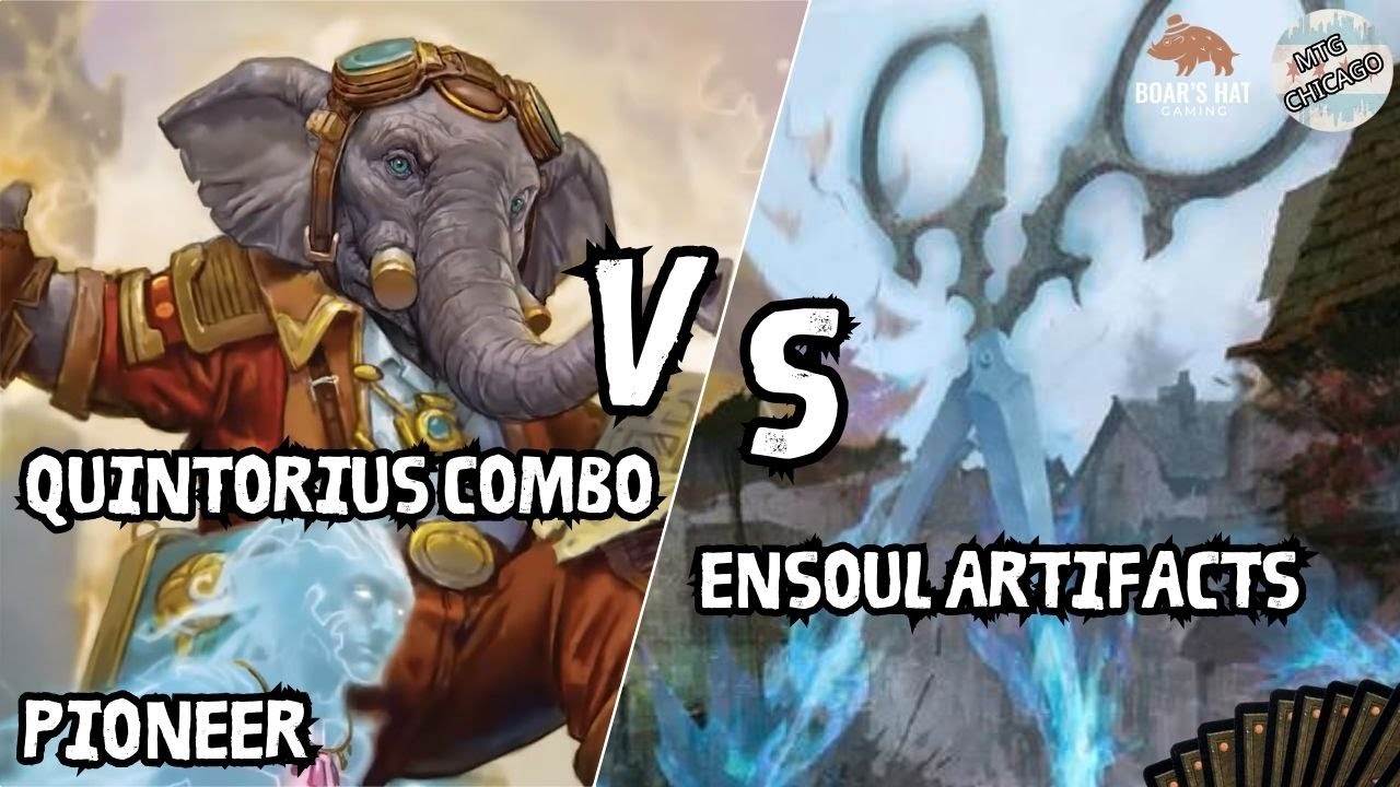 Quintorius Combo VS Ensoul Artifacts [MTG Pioneer] - YouTube