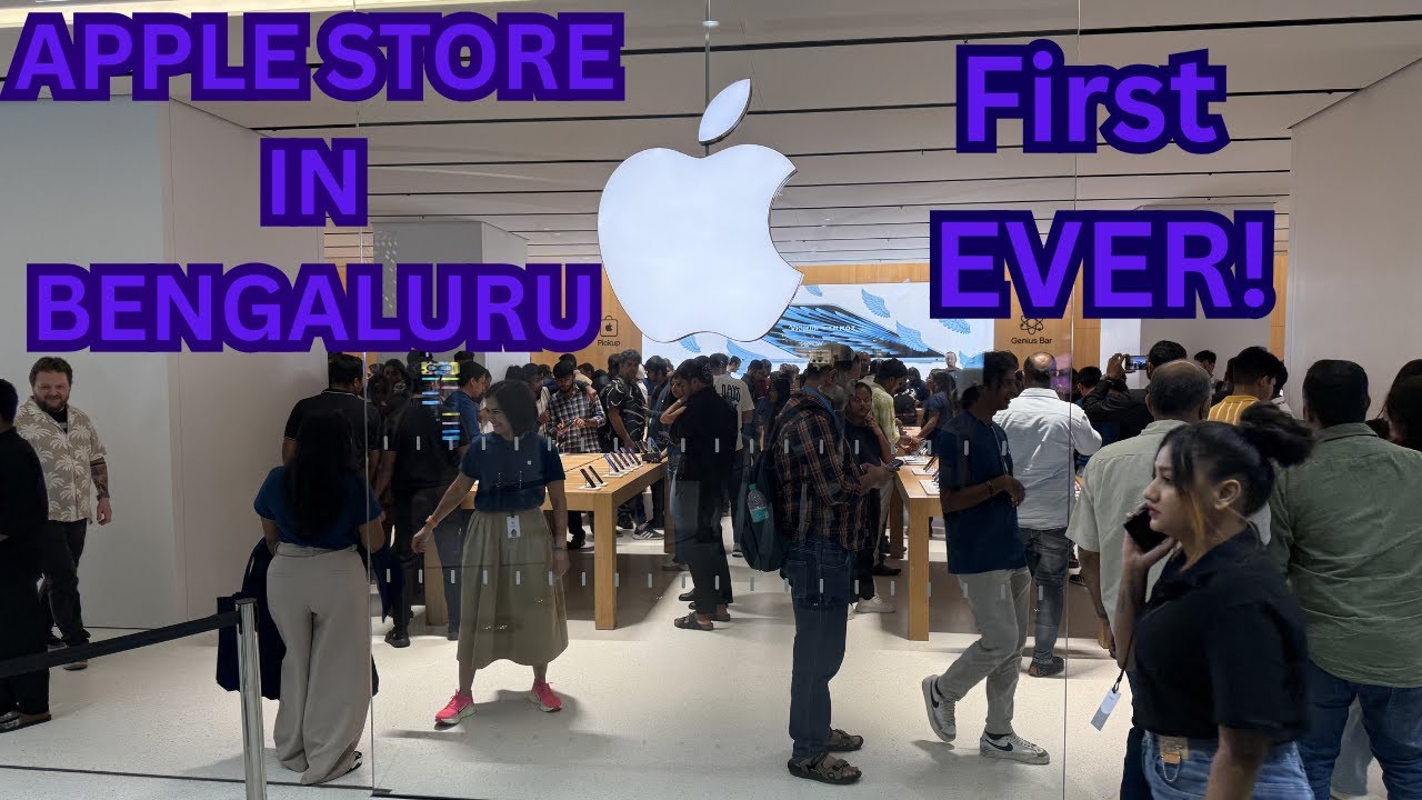 Apple opens their First Store in Hebbal, Bengaluru | Glimpses from Asia ...