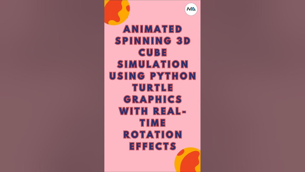 🔷 Create a Spinning 3D Cube in 60 Seconds! 🌟 (Python Turtle Animation) #shorts - YouTube