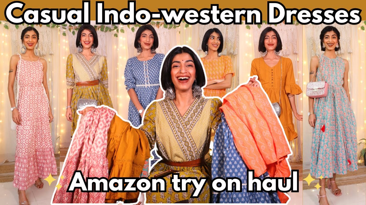 Casual Indo Western Clothing Try on Haul😍 Starts at 349Rs | Amazon ...