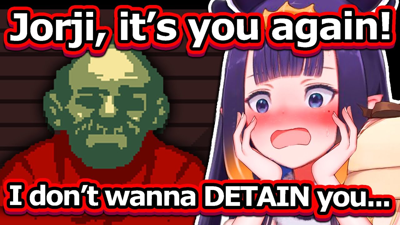 Ina meets the legend himself, Jorji Costava in Papers, Please 【Hololive ...