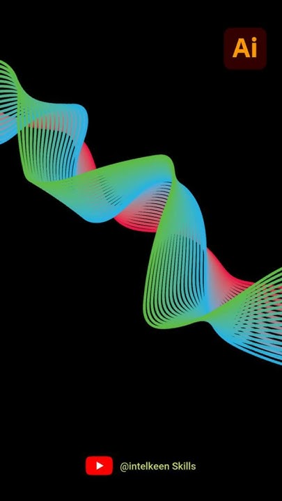 Create Abstract Line Background using Adobe Illustrator Tutorial ...