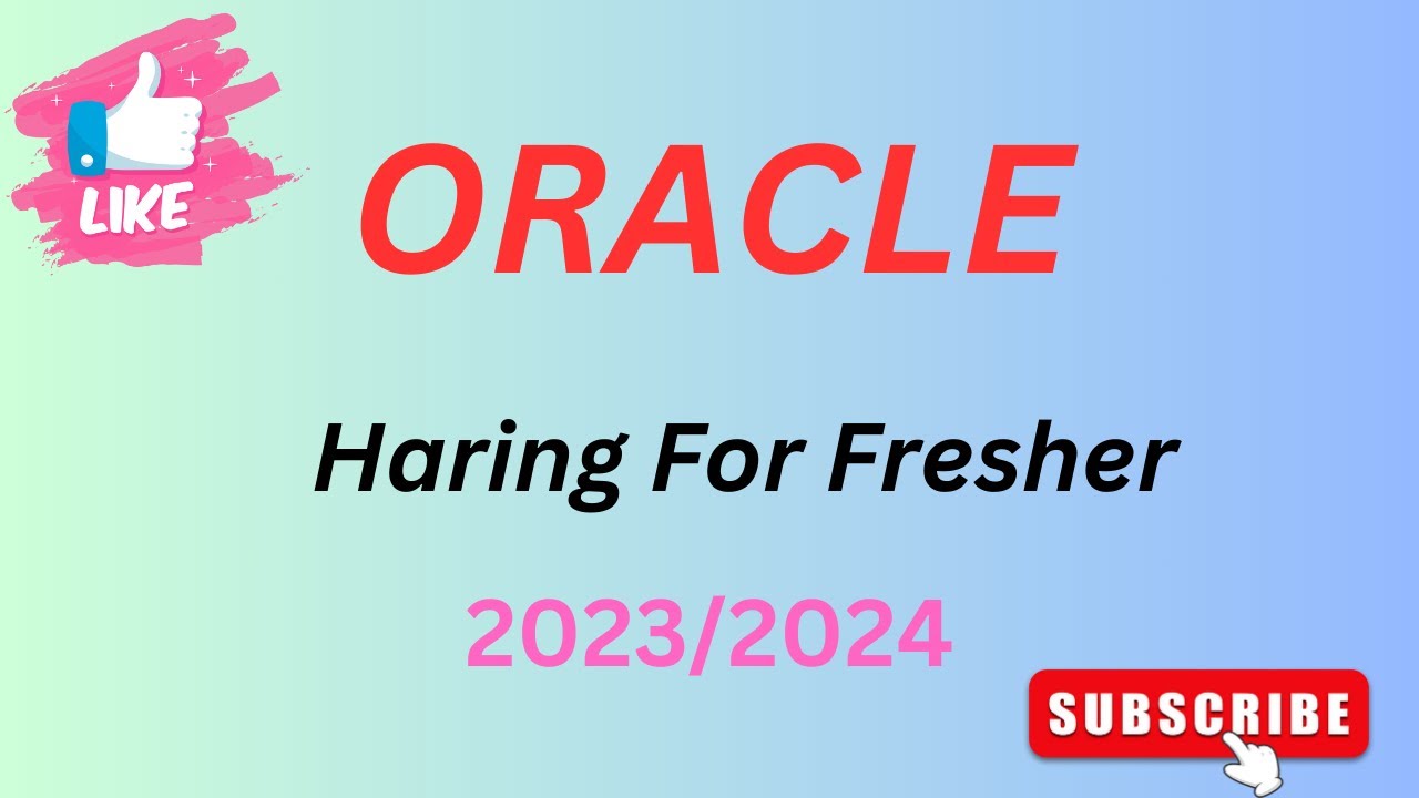 oracle Haring Fresher || Talk With Yakub || By Yakub Mulla - YouTube