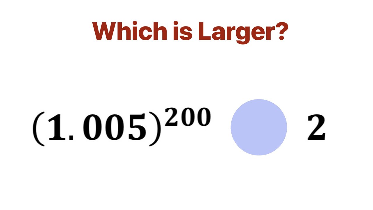 A Wonderful Math Problem ,Nice Comparison Math Problem. - YouTube