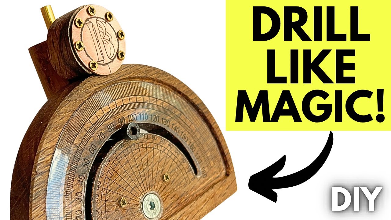 One Tool, Endless Angle Possibilities! DIY Drill Press Protractor # ...