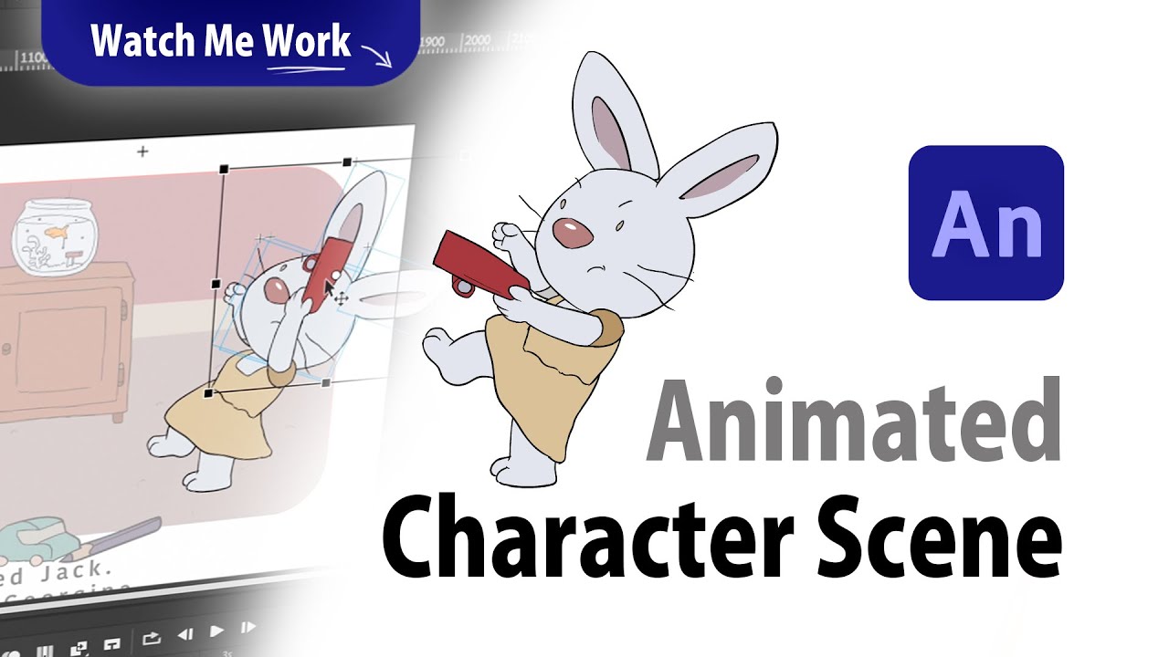 Animate Character made of symbols - Adobe Animate | Timelapse | CC#03 ...