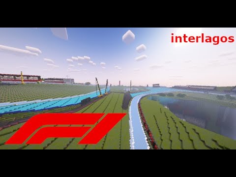 F1 BRAZILIAN GRAND PRIX: interlagos REBUILT in minecraft - YouTube