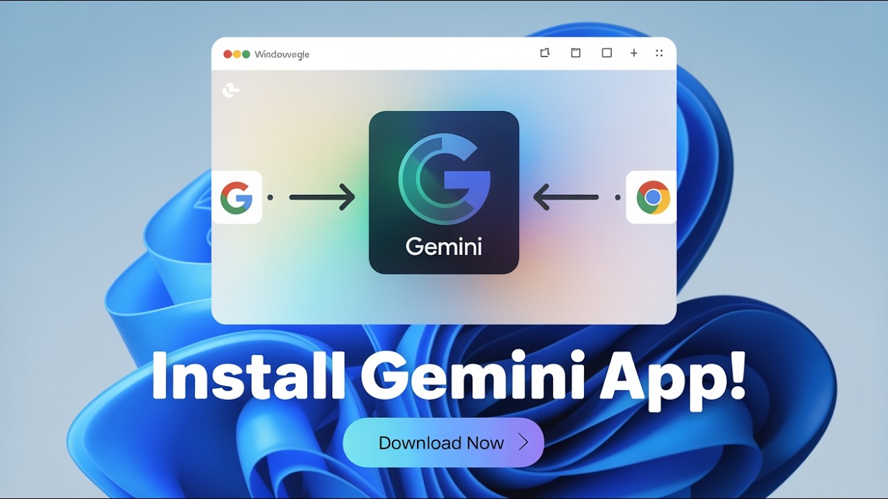 How to Install Google Gemini as an App on Windows 11? - YouTube