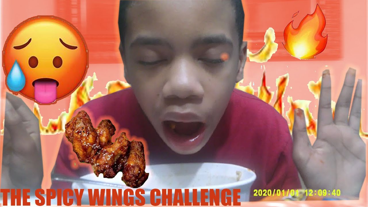 THE SPICY WINGS CHALLENGE (HOT!!!) - YouTube