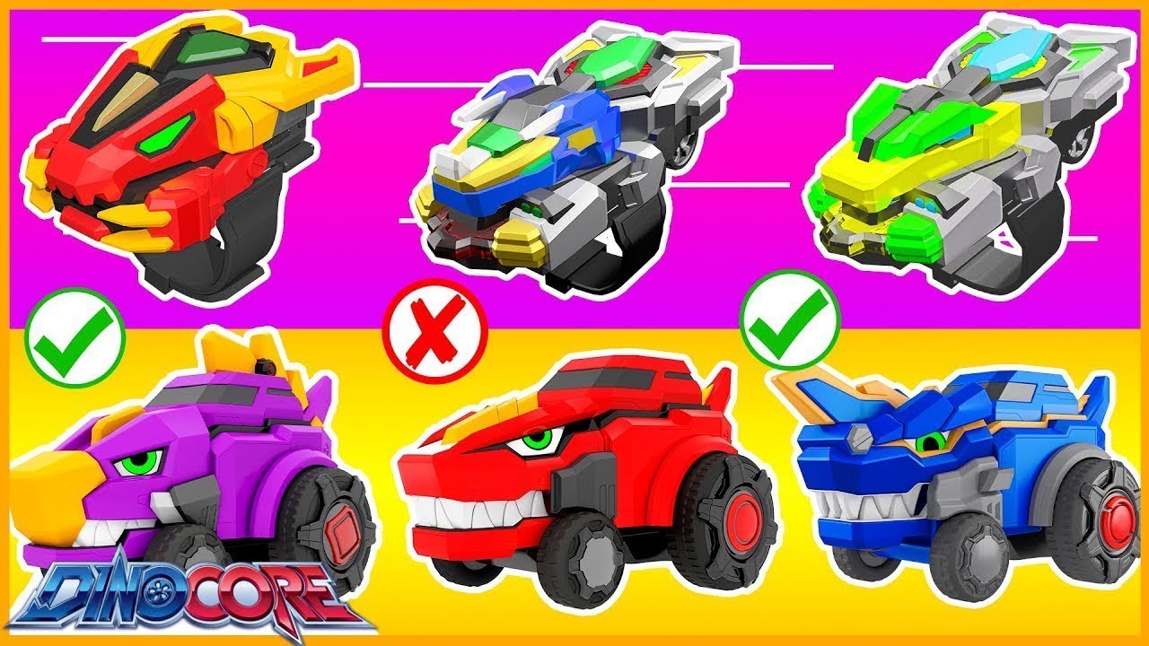 DinoCore_English 🦸 Combatant Dinocore VS Siren Head | Dinosaur Kids ...