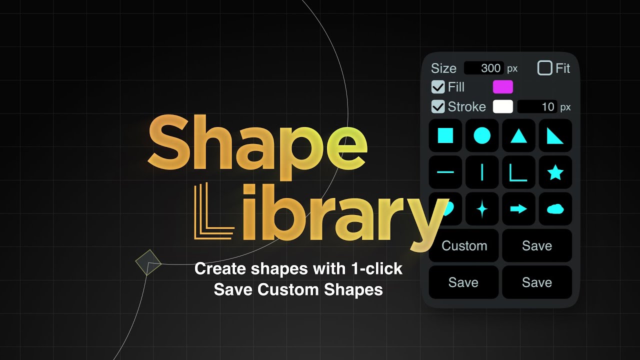 Shape Library PV - YouTube