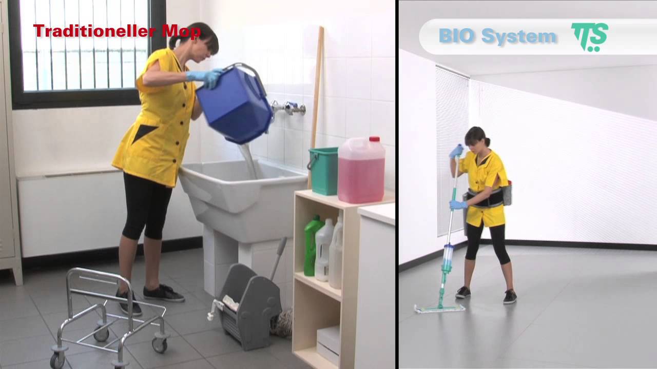 TTS BIO System Spray Mop System Klapphalter bei www ReinigungsBerater ...