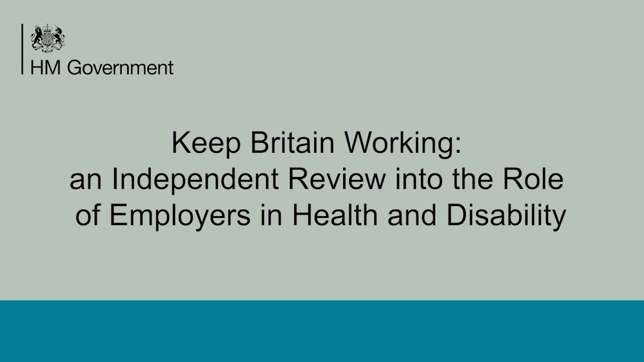 BSL - Keep Britain Working: Terms of Reference - YouTube