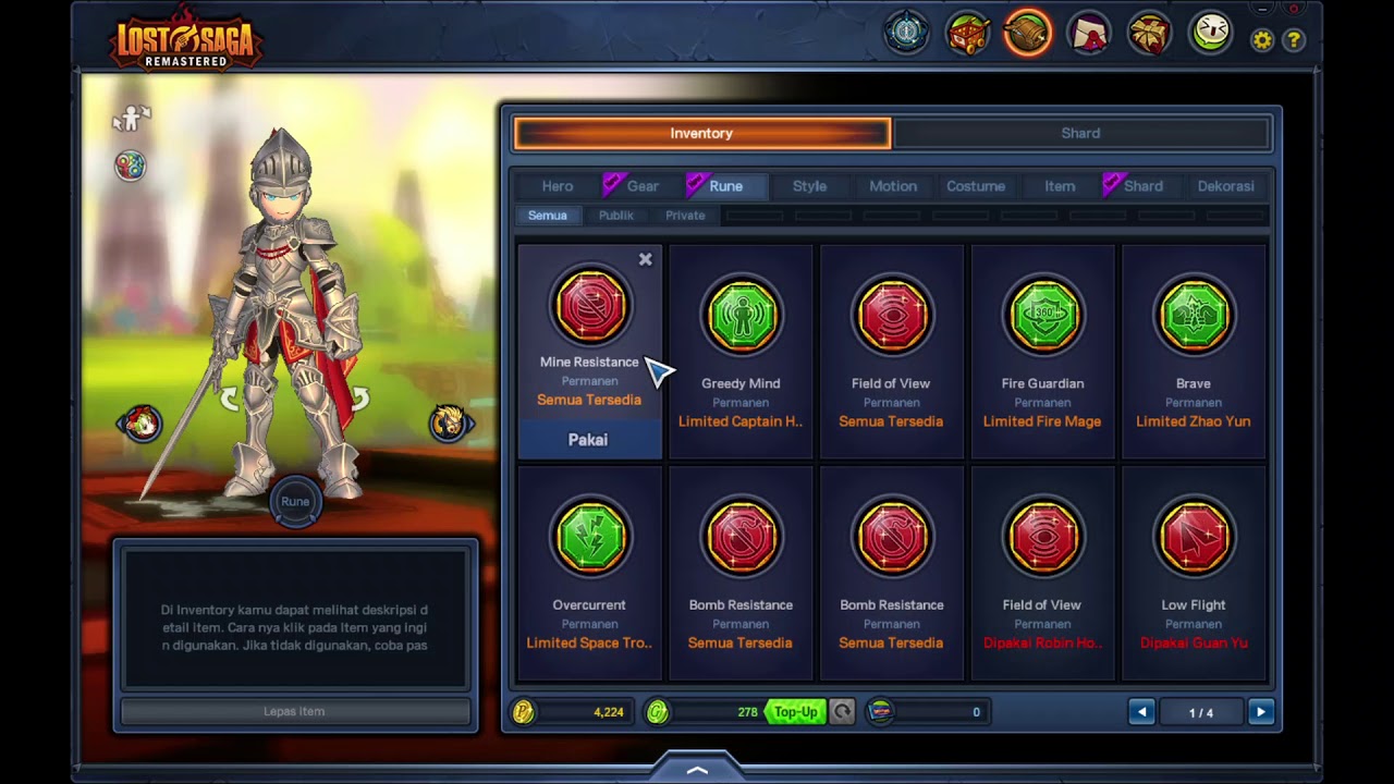 Tutorial Rune System di Lost Saga Remastered Sub Indo No Root VIRAL - YouTube