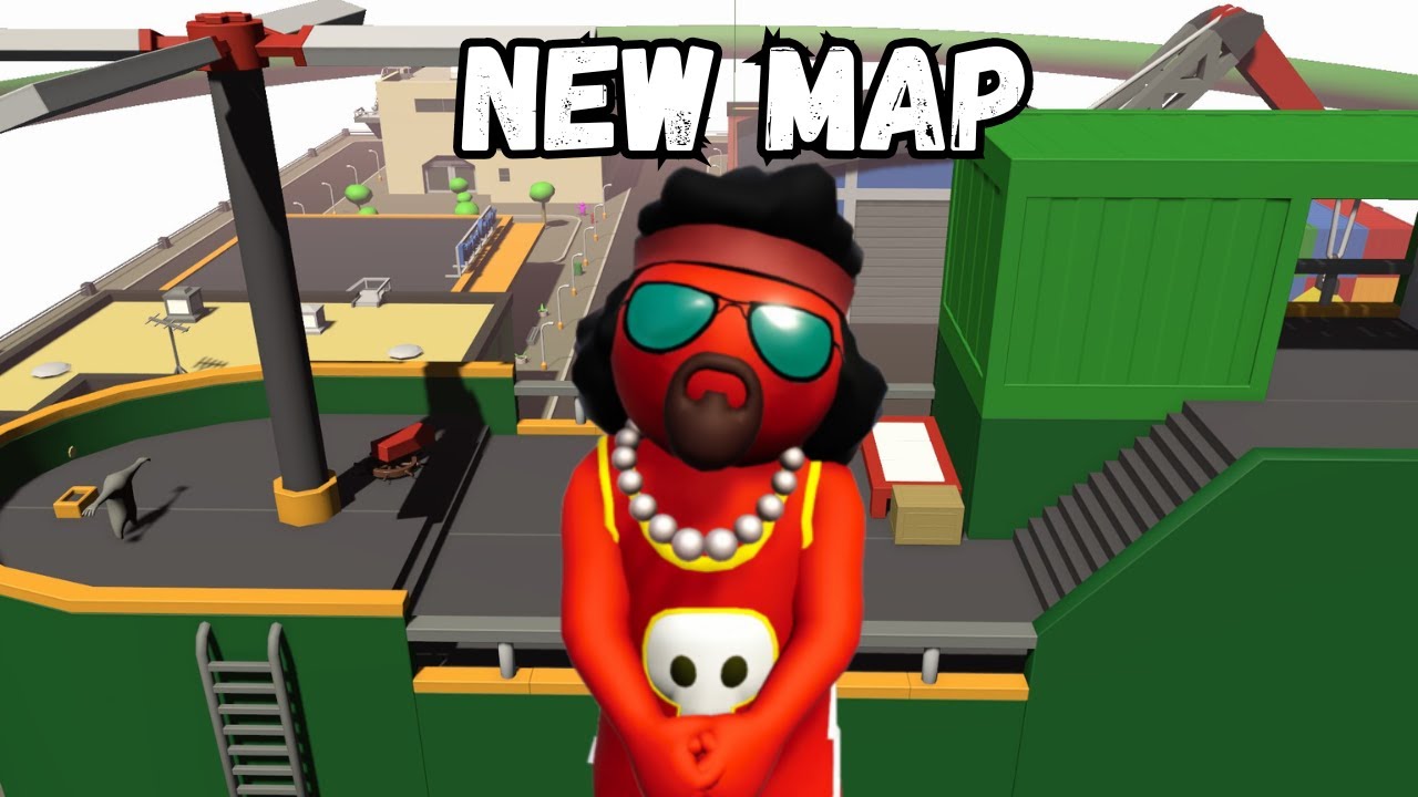Playing A New Map In Gang Beasts - YouTube