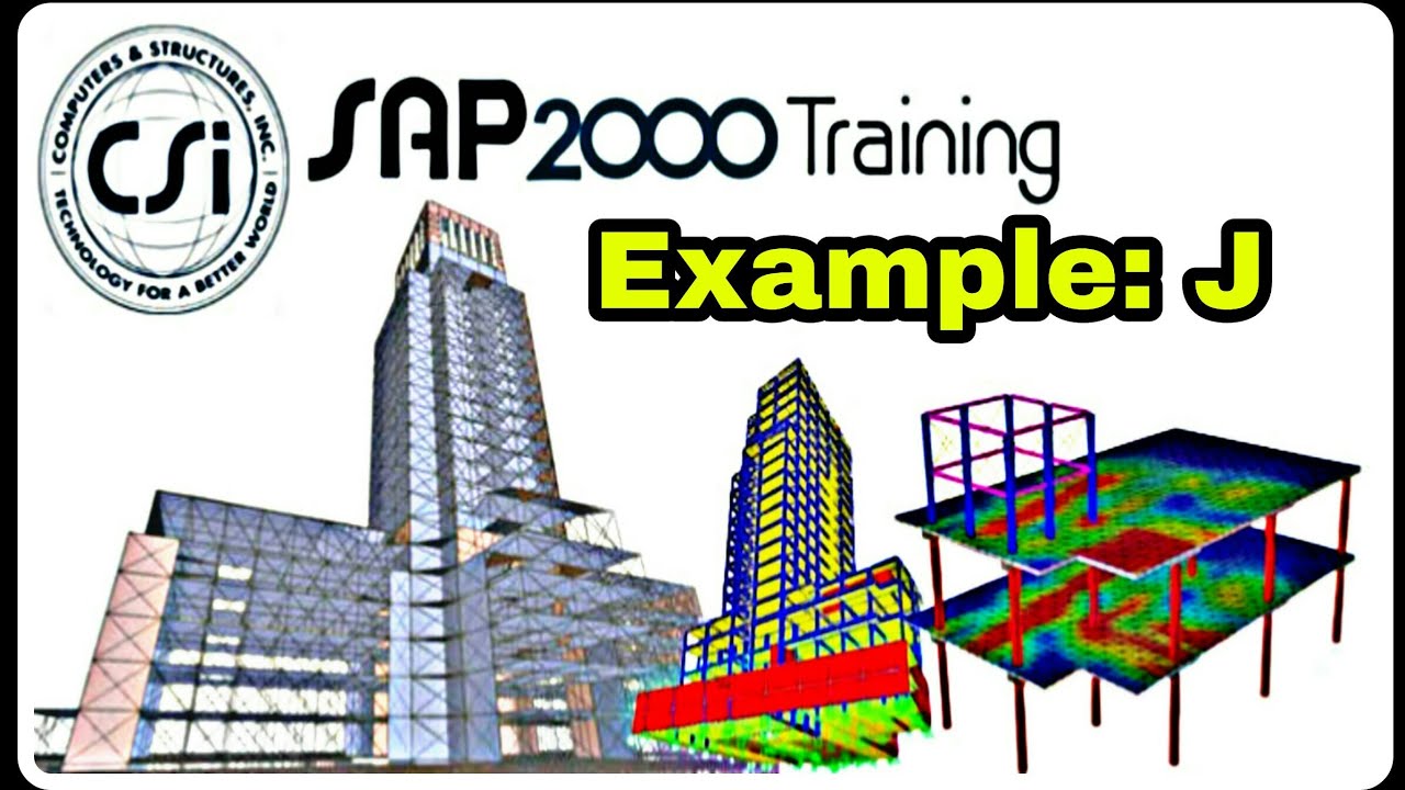 Example J (Beam On Elastic Foundation) ,,analysis,, #sap 2000 - YouTube