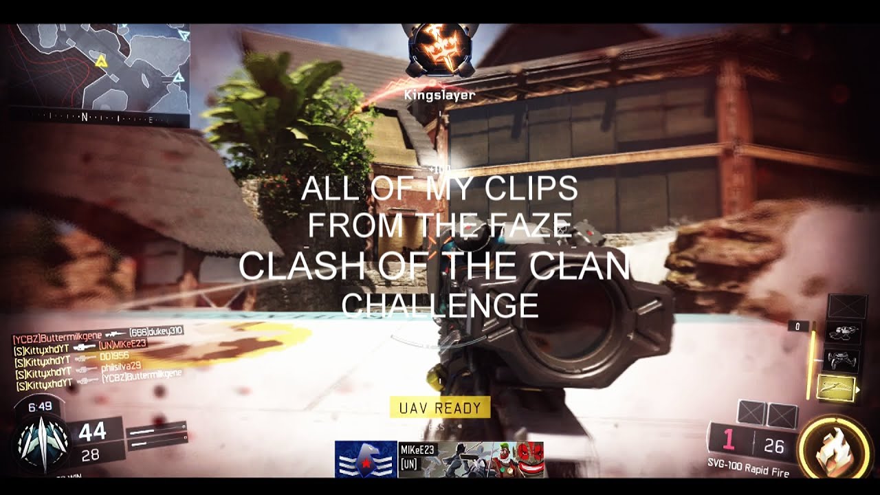 FAZE CLASH OF THE CLAN MONTAGE - YouTube