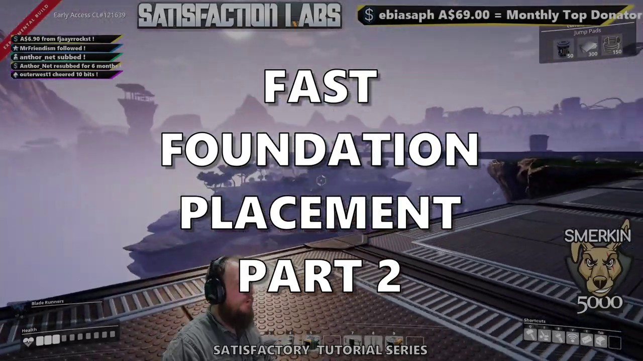075 Fast Foundation Placement Part 2 - YouTube