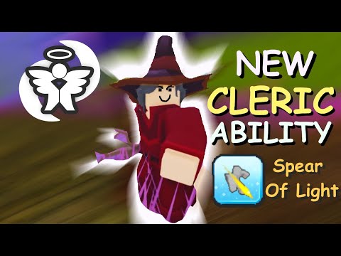 New Cleric Ability Spear of Light! (Vesteria) - YouTube