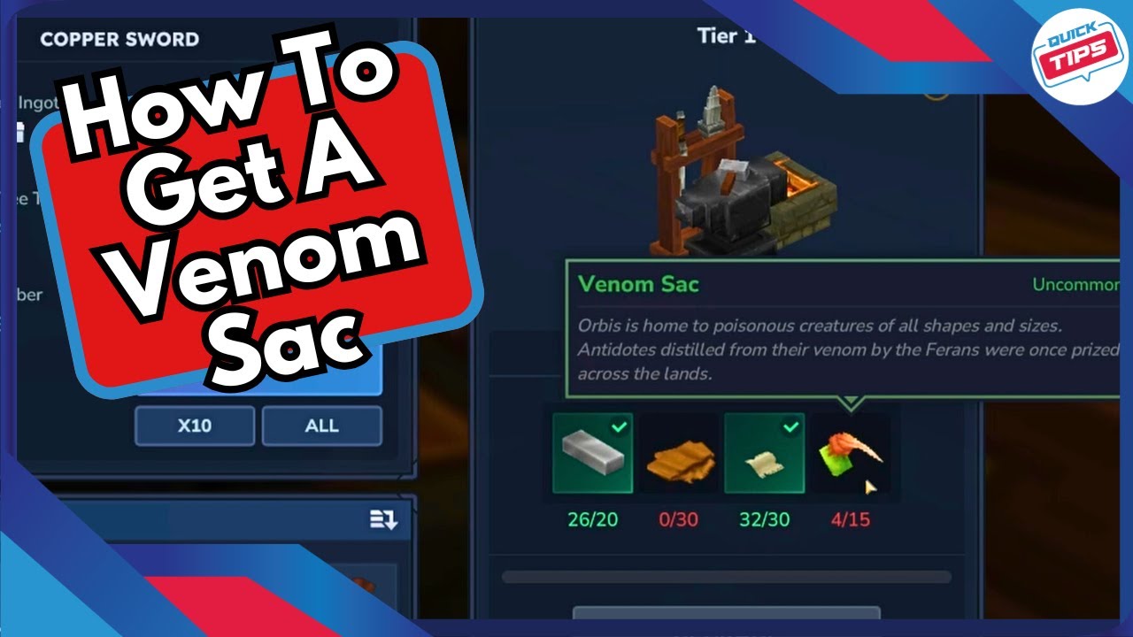 How To Get A Venom Sac in Hytale - YouTube