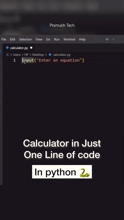 Calculator In Just One Line Code Using Python🐍 Programming Python