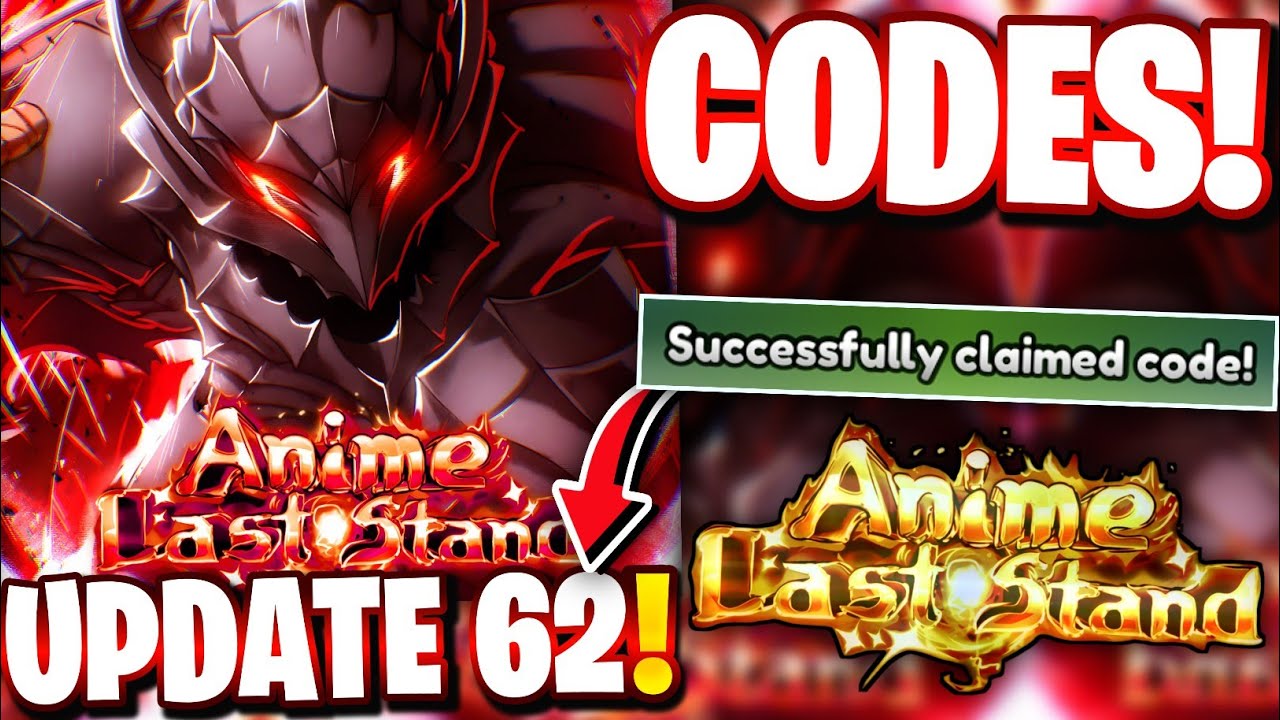 🩸*UPD 62* All LATEST QOL UPDATE 62 CODES FOR ALS | ROBLOX ANIME LAST ...