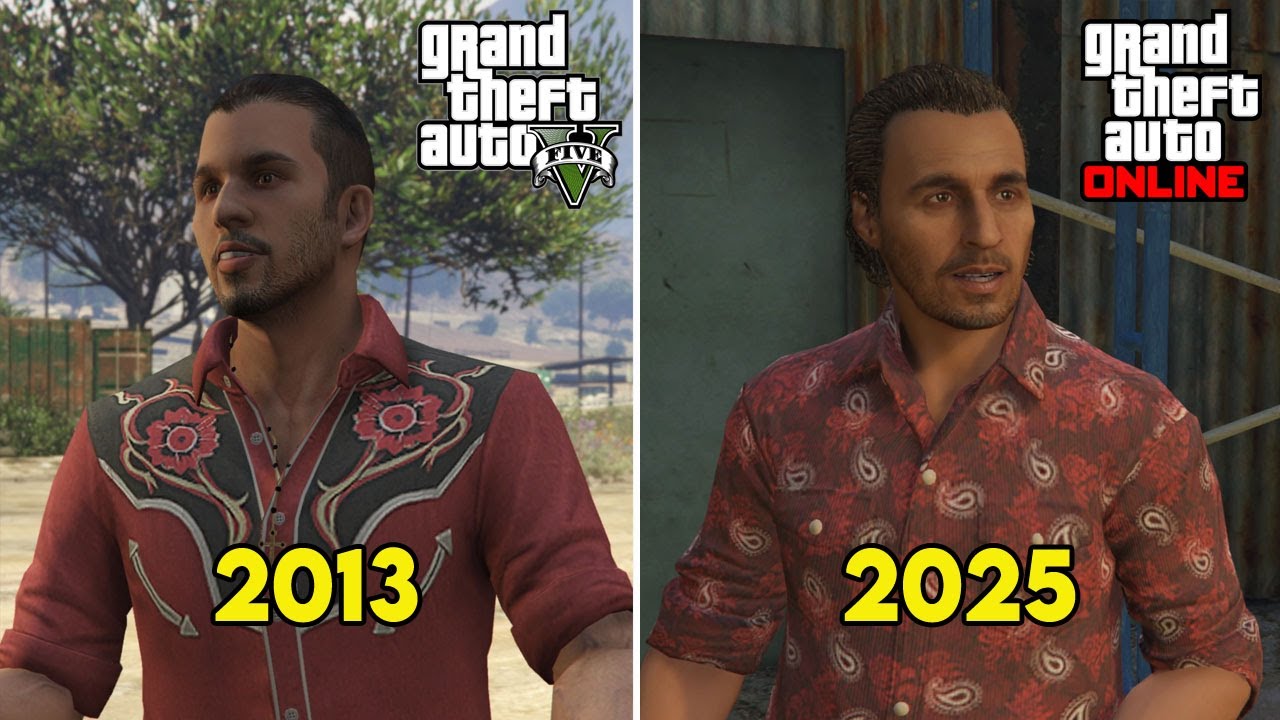 Meeting Oscar Guzman in GTA 5 & GTA Online (2013 vs 2025) - YouTube