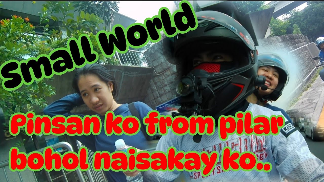 SMALL WORLD pinsan ko sa mother side from PILAR BOHOL naisakay ko...# ...