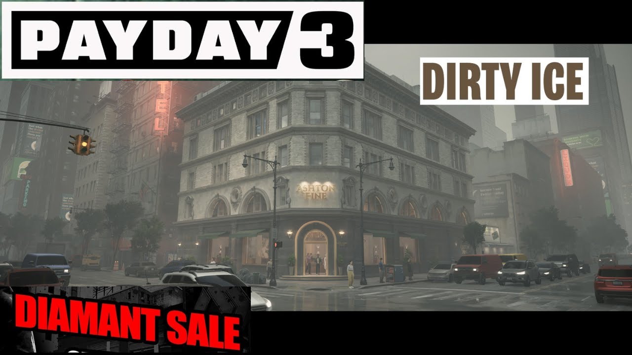 PAYDAY 3 _ Diamant sale _ Dirty Ice _ guide solution - YouTube