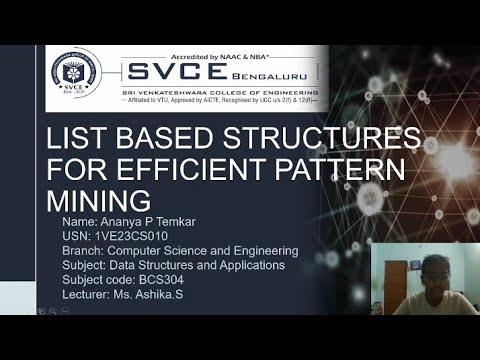 List based Data Structures for Efficient Pattern Mining/DSA/CSE - YouTube