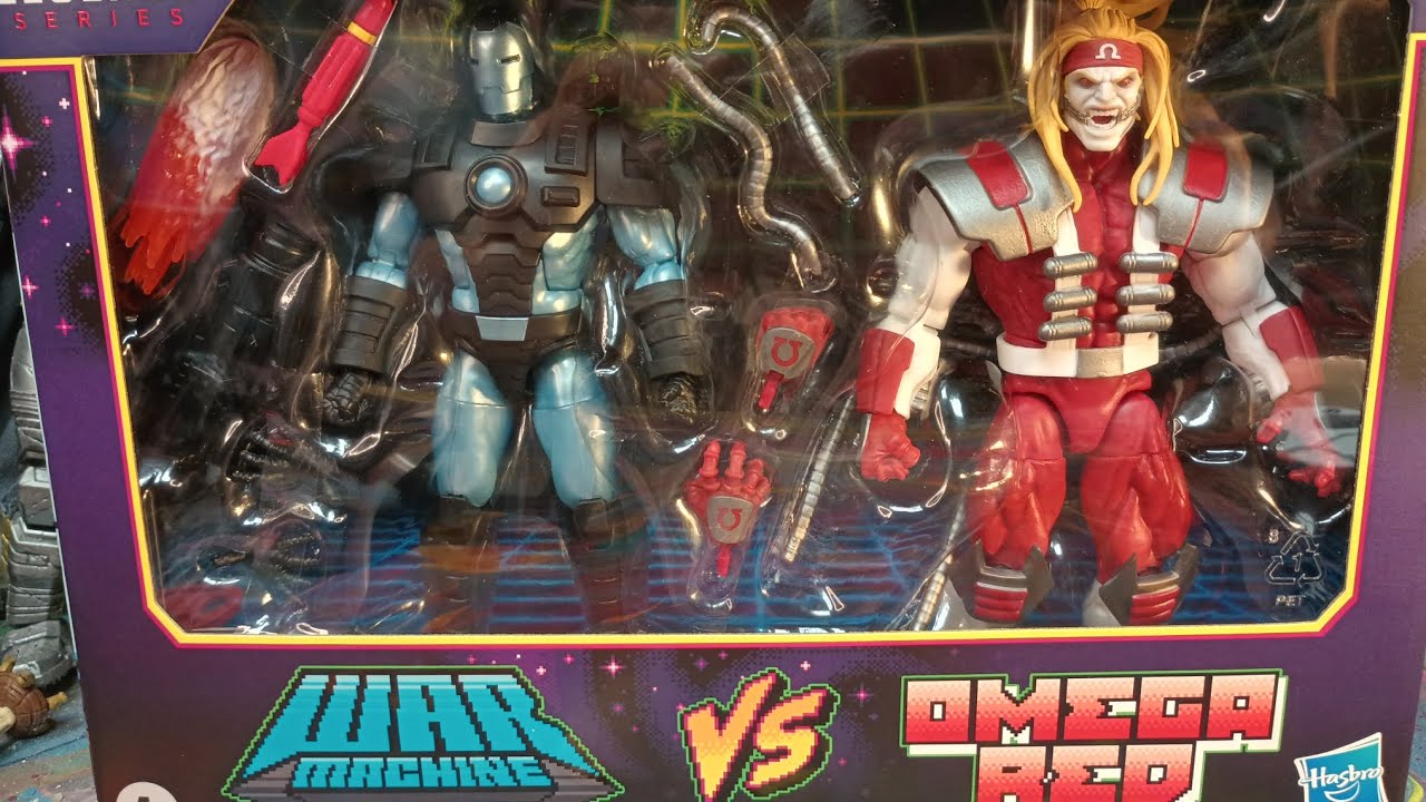 WAR MACHINE VS OMEGA RED ️ CAPCOM VS MARVEL LEGENDS REPAINTS! - YouTube