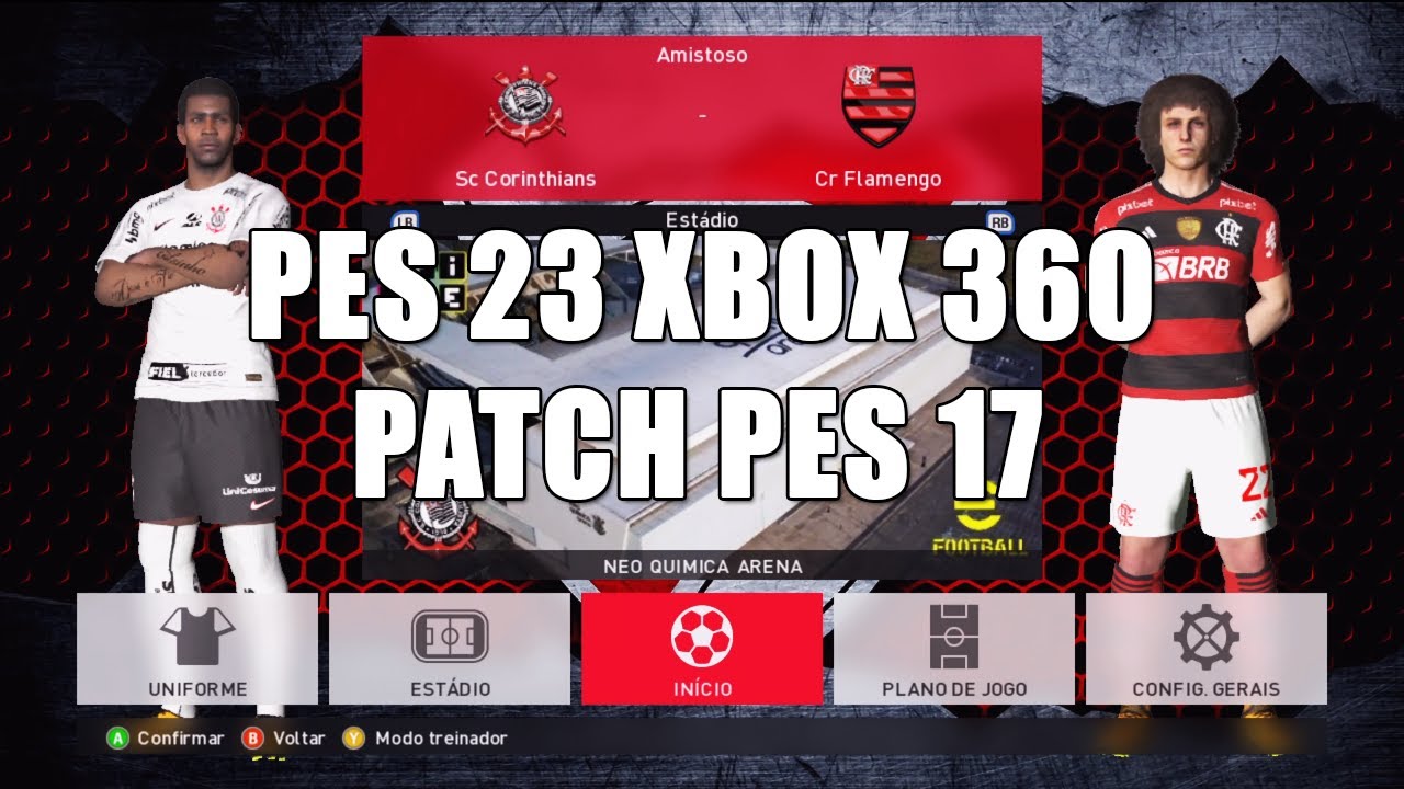 PES 23 XBOX 360 - PATCH PES 17 - YouTube