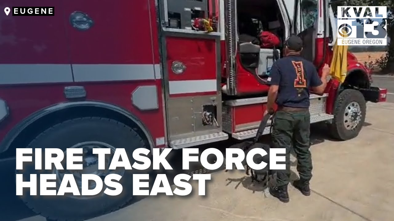 Lane County fire crews deploy to battle Town Gulch Fire in eastern ...