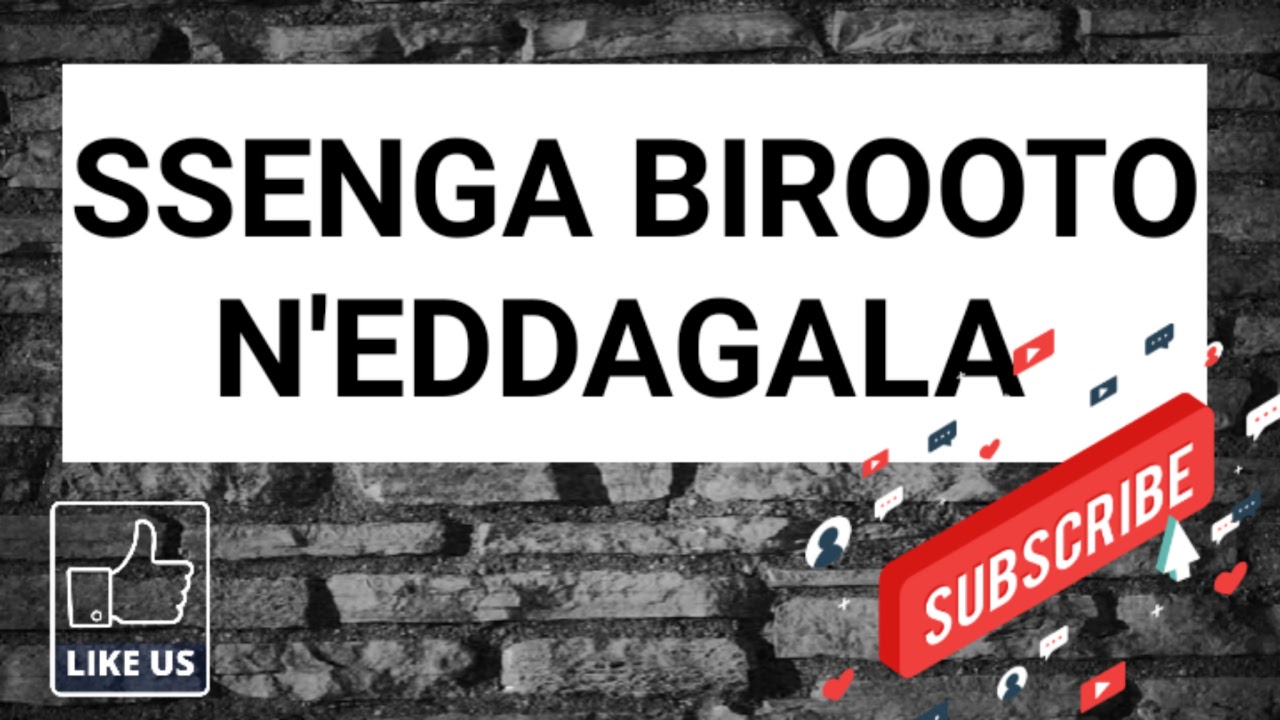 Welcome to Ssenga birooto n'eddagala youtube channel thank you for ...