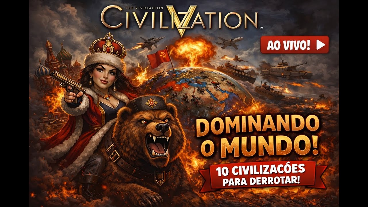 Civilization V - Dominando o Planeta com a Rússia - YouTube