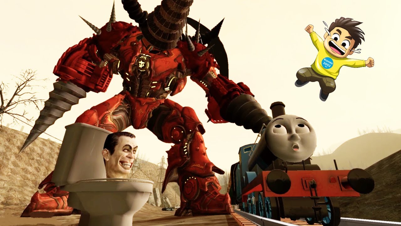 SODOR FALLOUT EDWARD AND THE SKIBIDI TOILETS ! | Garrys Mod Gameplay ...