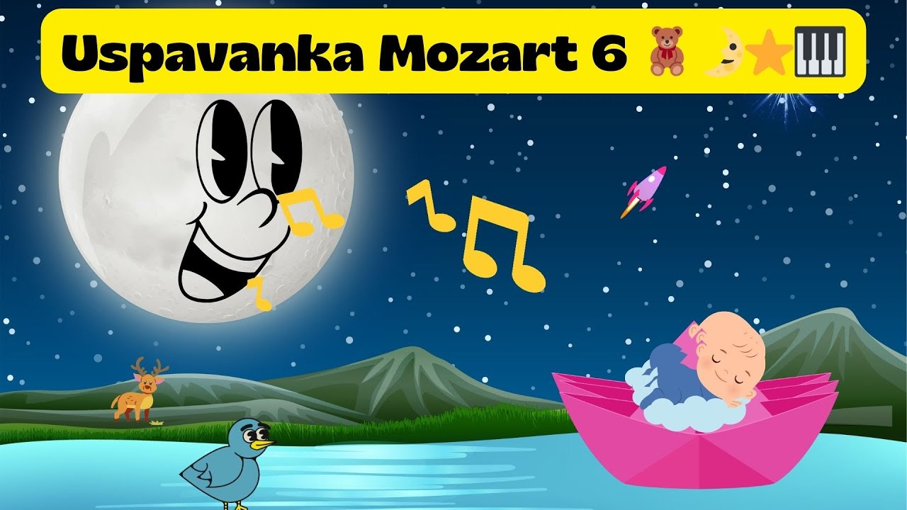Uspavanka Mozart 6 🧸🌛⭐🎹 - YouTube