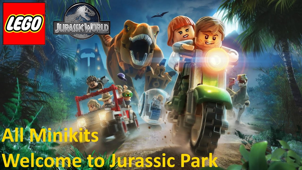 LEGO Jurassic World - Welcome to Jurassic Park - All Minikits & Amber ...