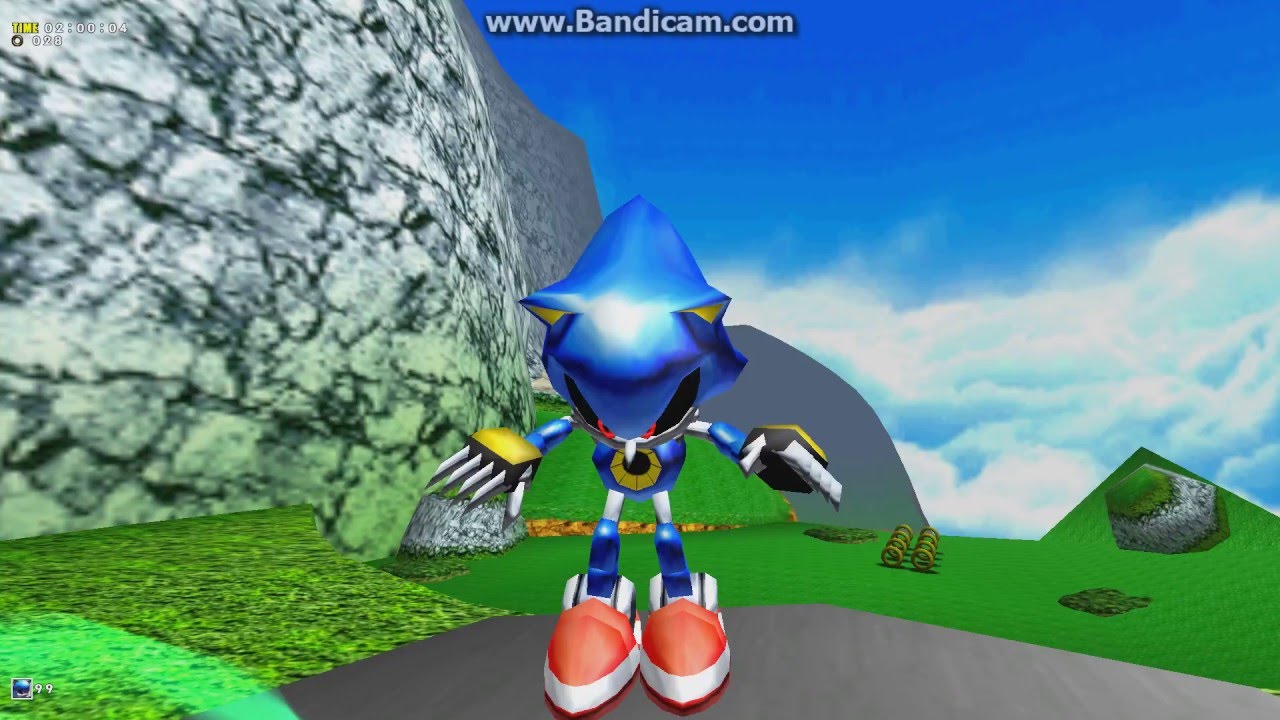 Better SADX mod: Metal Sonic in Beta Windy Valley - YouTube