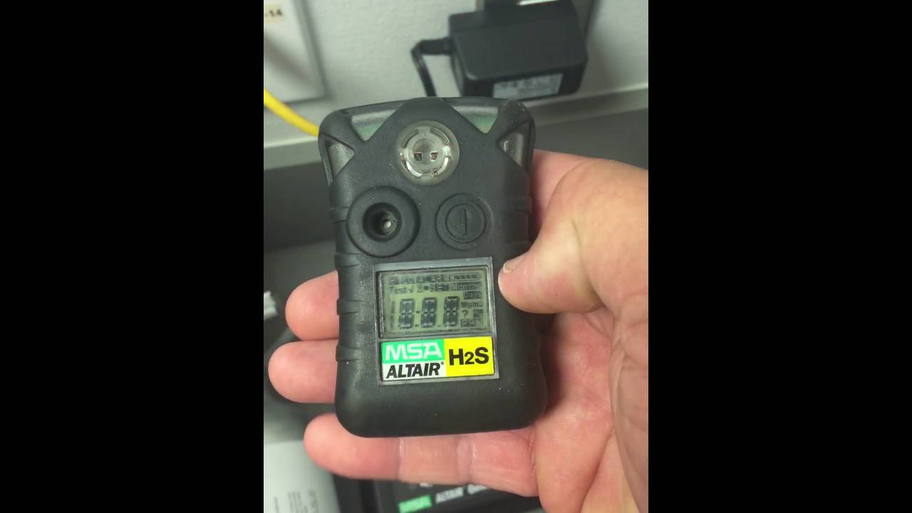H2S MSA Check Station - YouTube