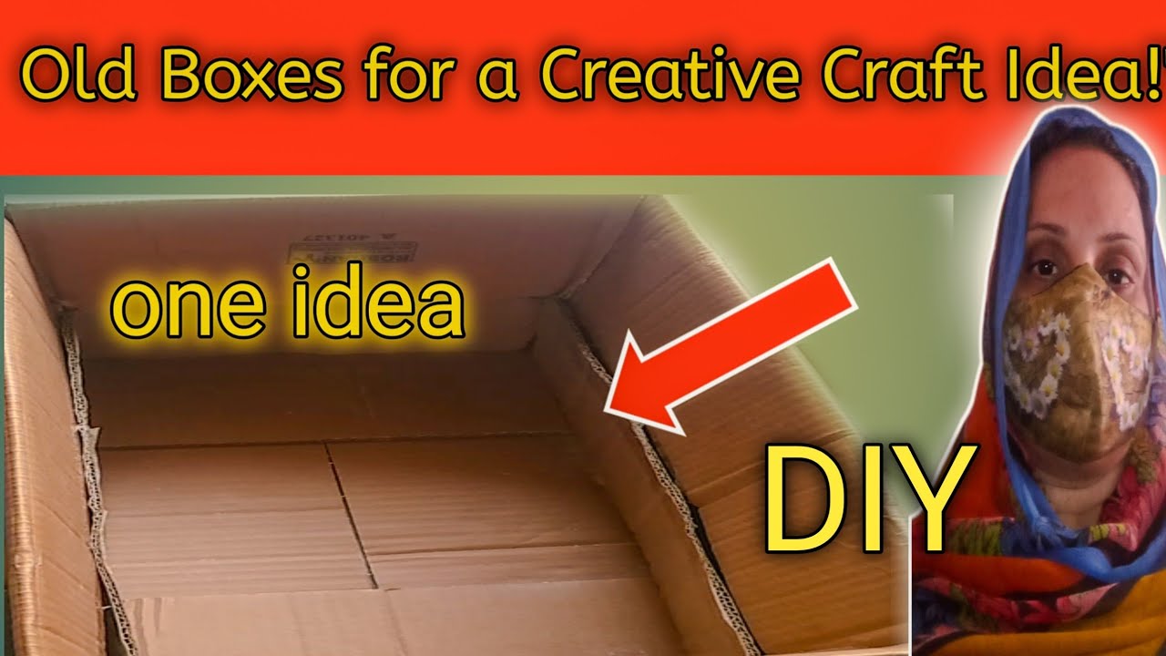 Creative DIY Idea Using Old Boxes | Reuse & Recycle Craft for Home ...