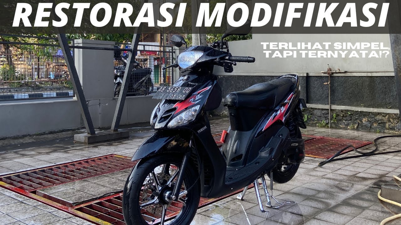 REVIEW RESTORASI MODIFIKASI YAMAHA MIO SPORTY! - YouTube