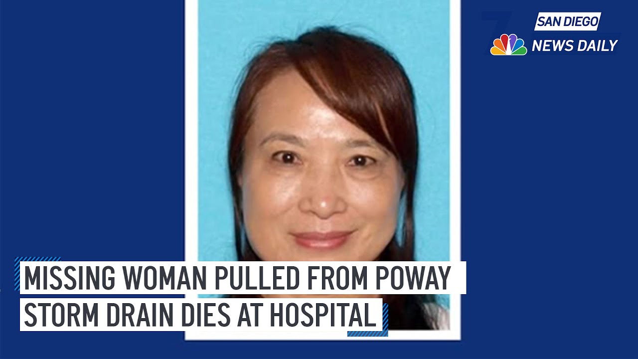 Tue. April 8 | Missing woman pulled from Poway storm drain dies at ...