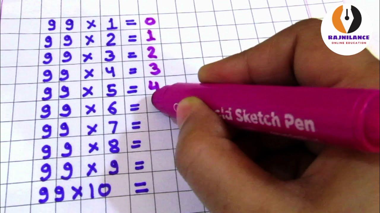 TABLE OF 99 I TRICK TO REMEMBER TABLE OF 99 YouTube table-of-99-i-trick-to-remember-table-of-99-youtube