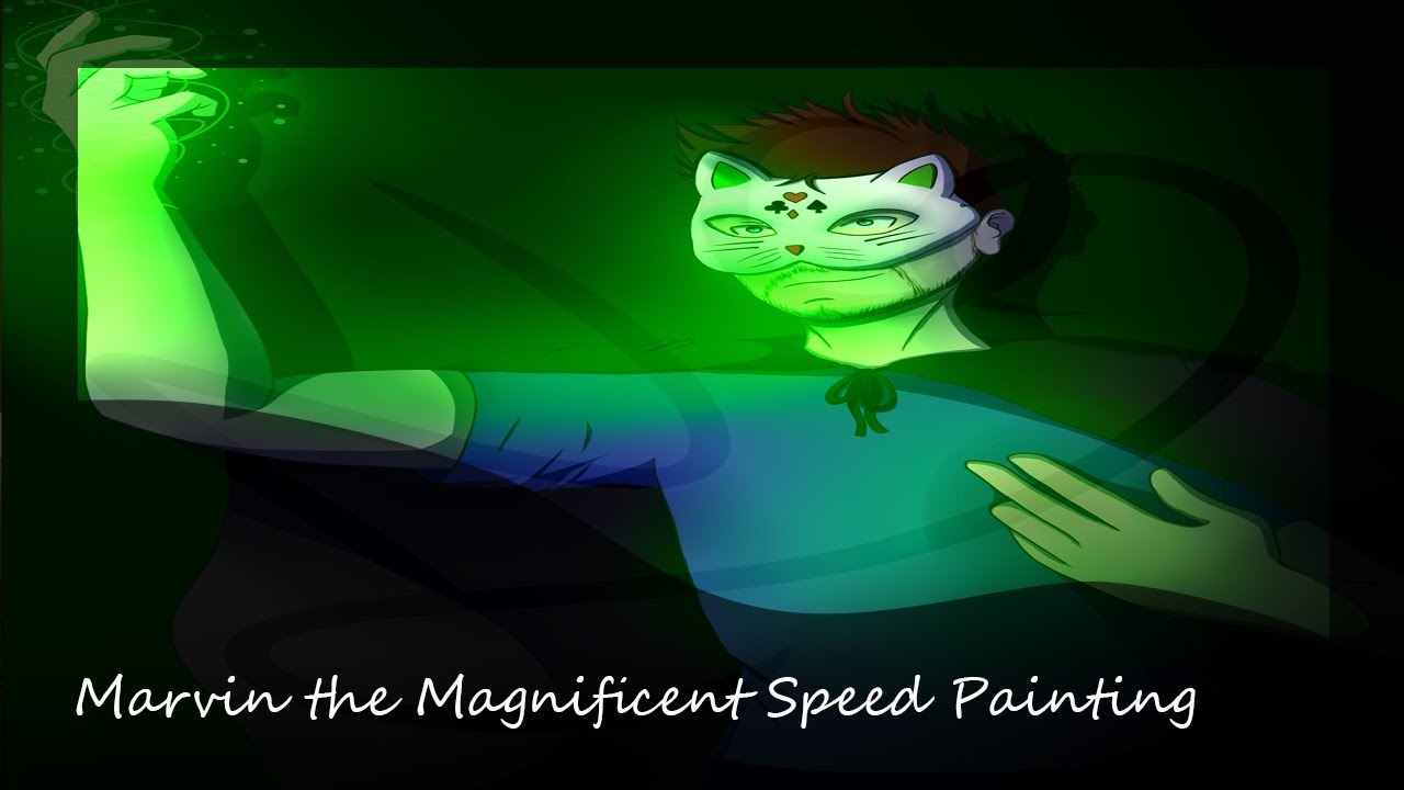 Little bit of Magic | Marvin the Magnificent | Speed Painting ...
