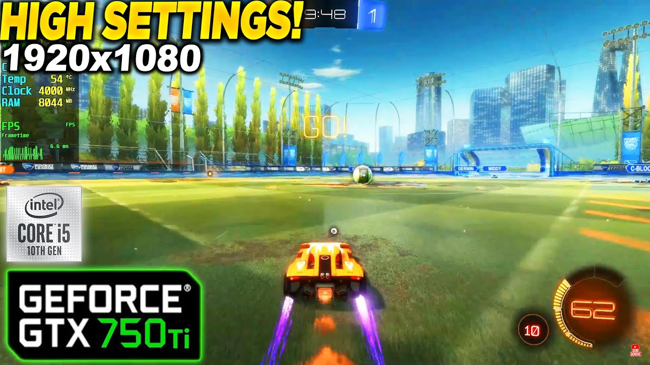 Rocket League GTX 750 Tİ - 1080p High, - YouTube