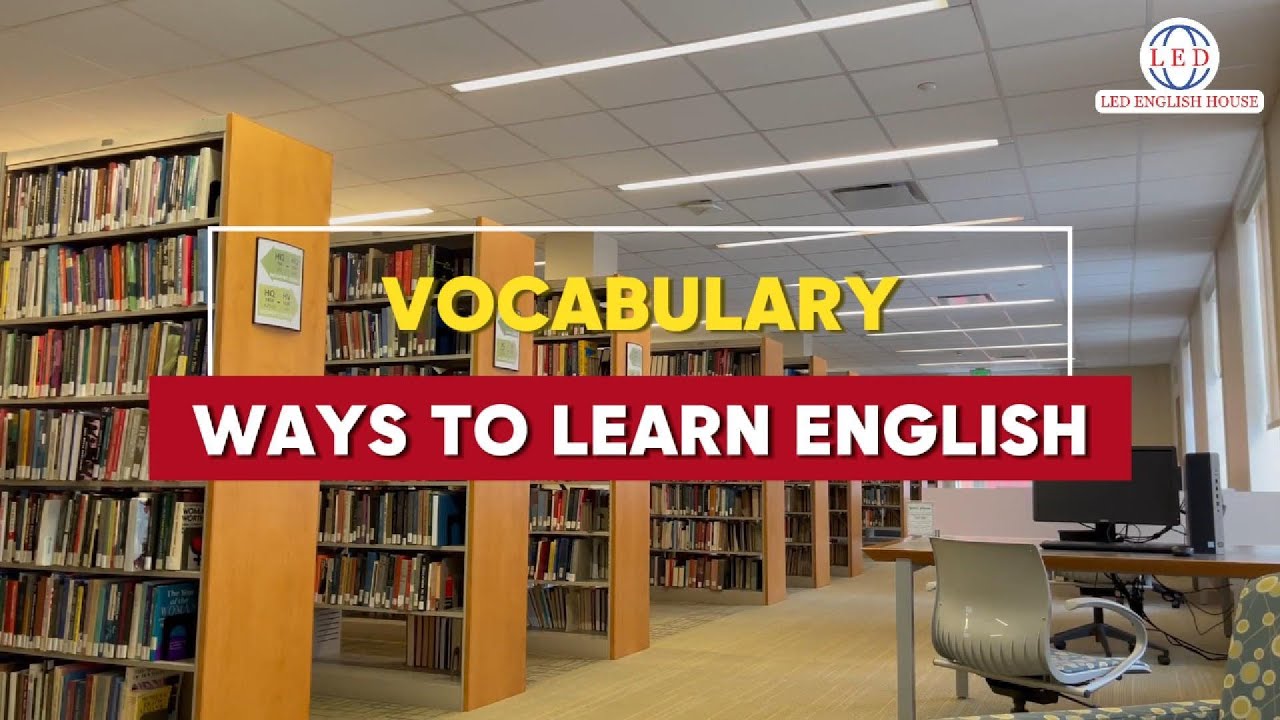 Vocabulary | Way to Learn English - YouTube