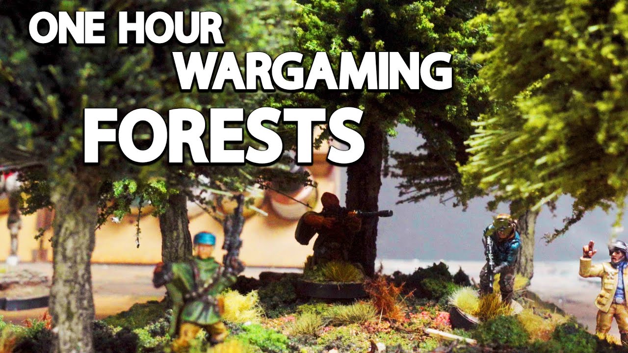 ONE HOUR Tabletop FORESTS - INDESTRUCTIBLE Pine Trees For Wargaming ...